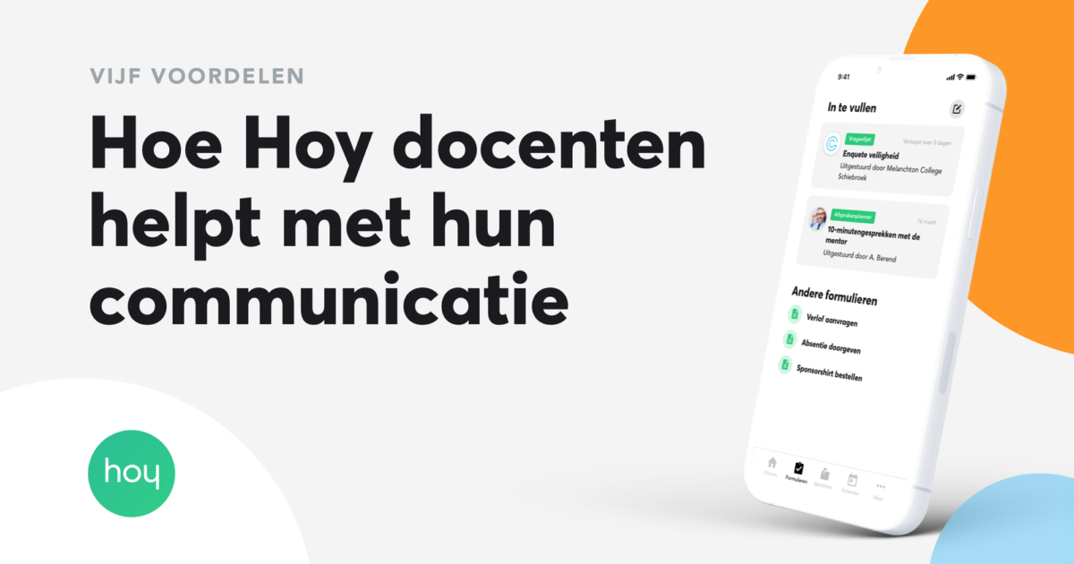 Hoe Hoy docenten helpt met hun communicatie (vijf voordelen) · Infowijs